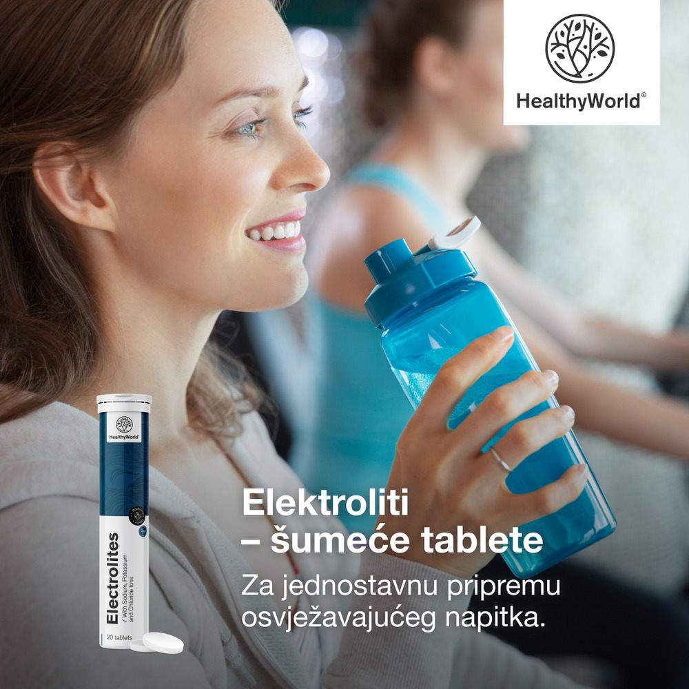Elektroliti – šumeće tablete, 20 šumećih tableta - HealthyWorld.hr