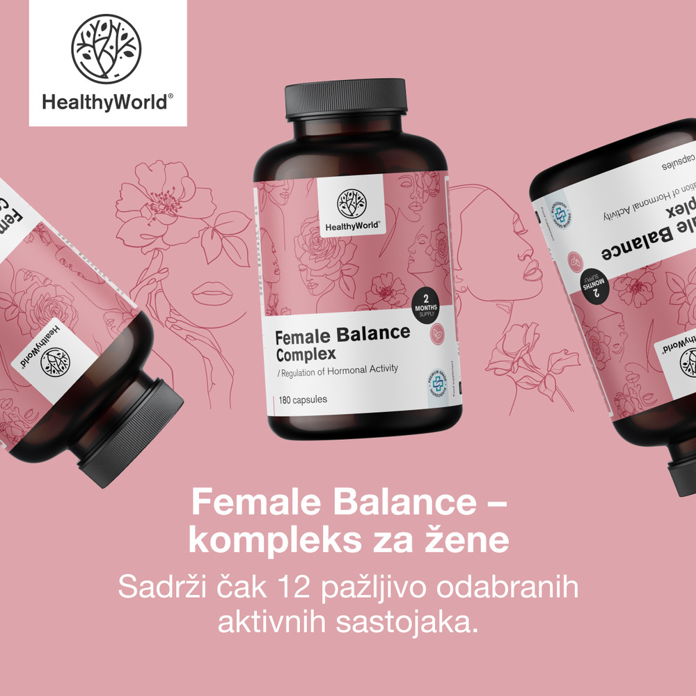 3x Female Balance – kompleks za žene, ukupno 540 kapsula - HealthyWorld.hr