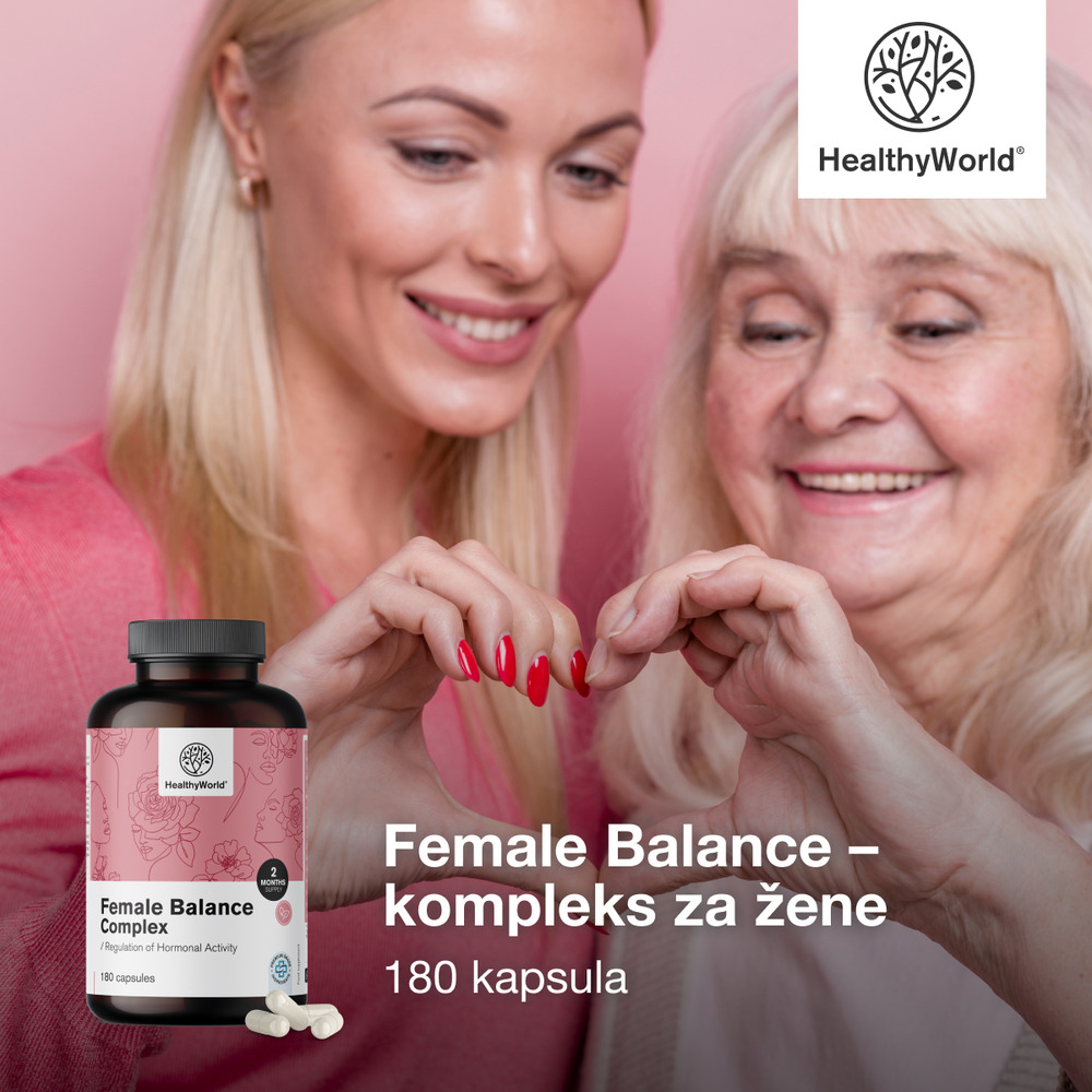 3x Female Balance – kompleks za žene, ukupno 540 kapsula - HealthyWorld.hr
