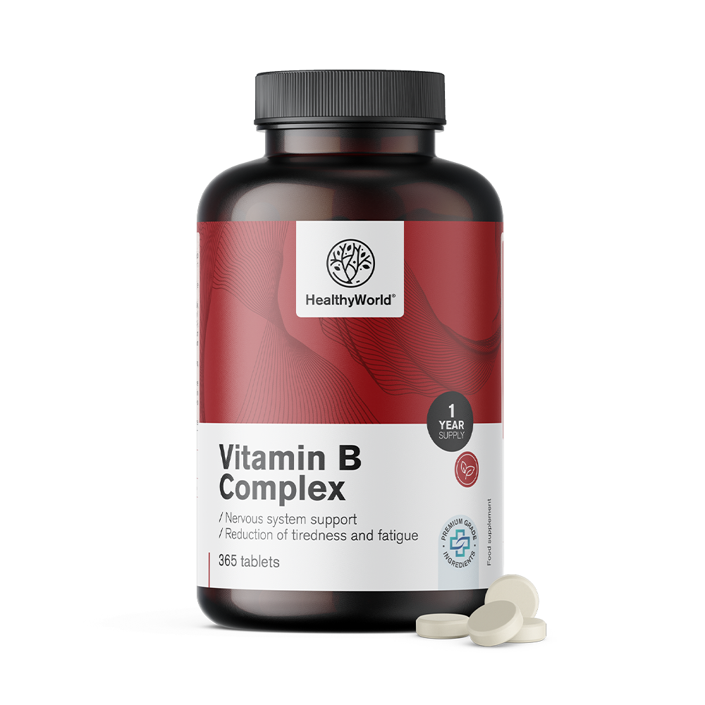 Vitamin B-kompleks, 365 tableta - HealthyWorld.hr