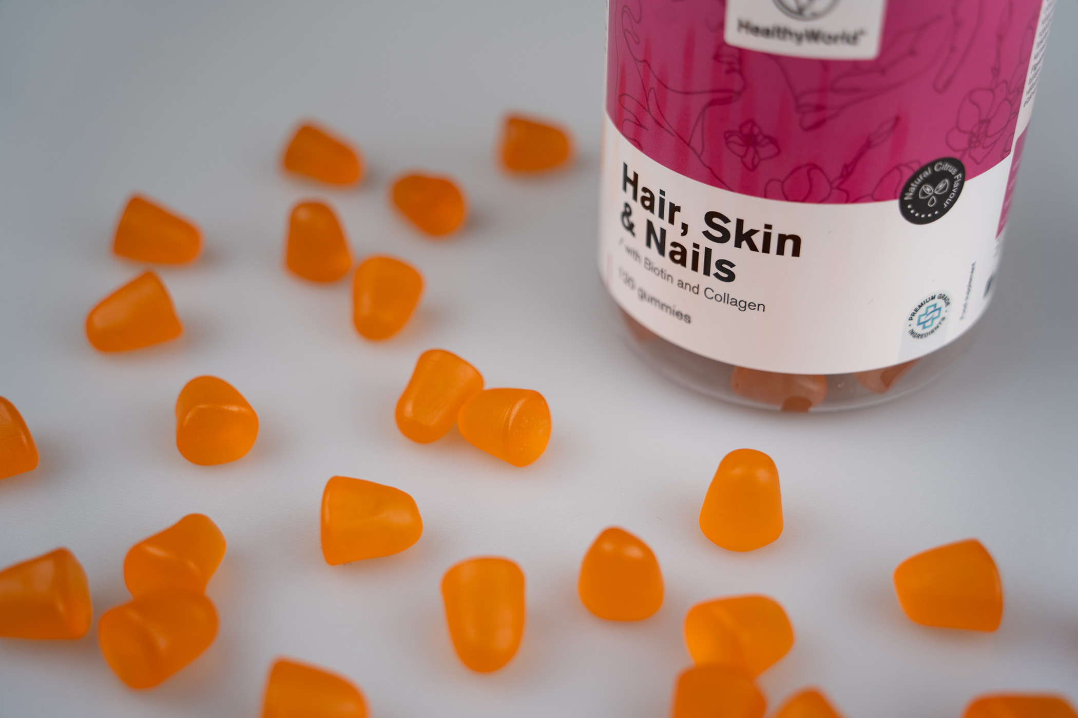 Hair, Skin & Nails – Gumeni bomboni za kosu, kožu i nokte, 120 gumenih ...