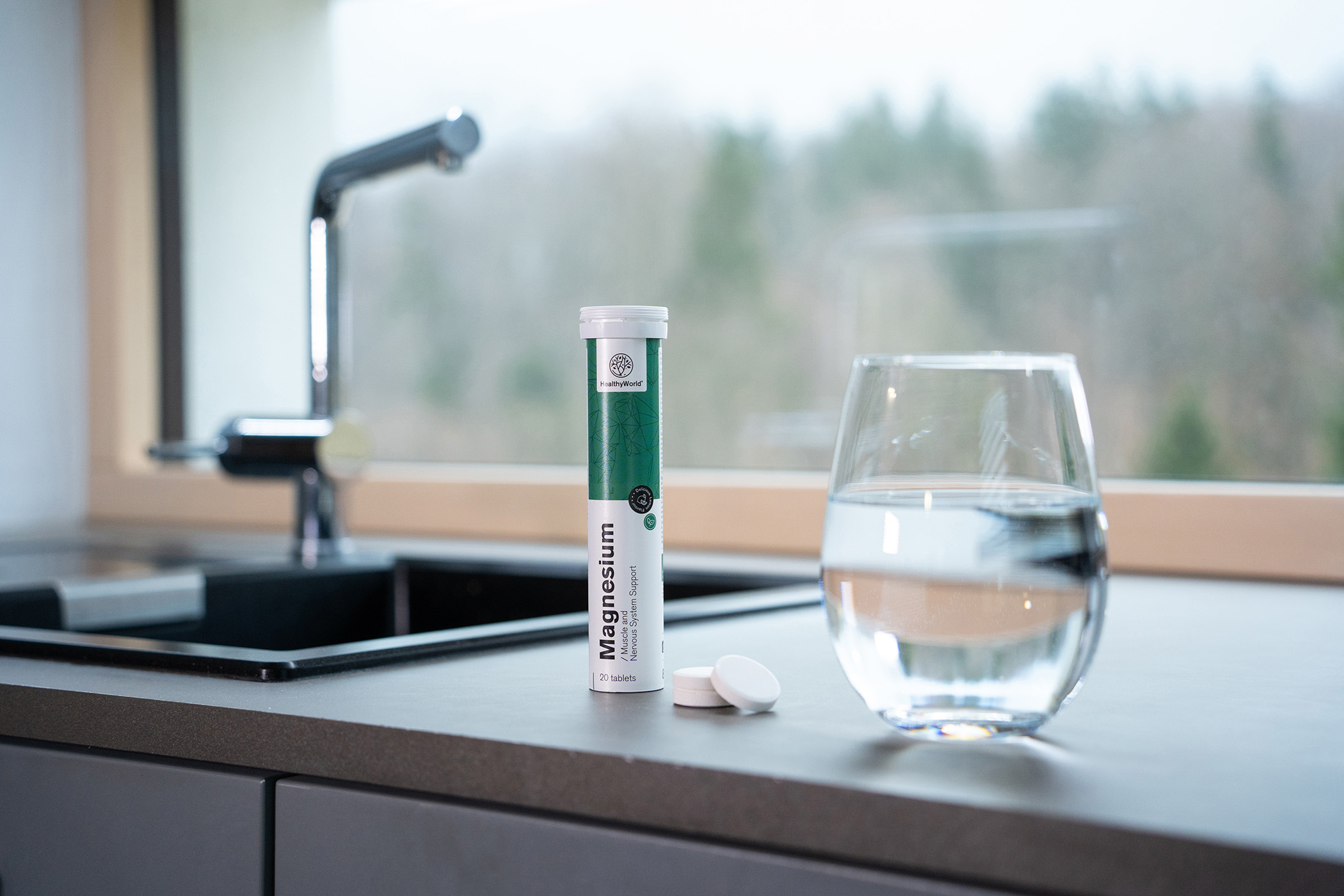 Magnezij – šumeće tablete, 20 šumećih tableta - HealthyWorld.hr